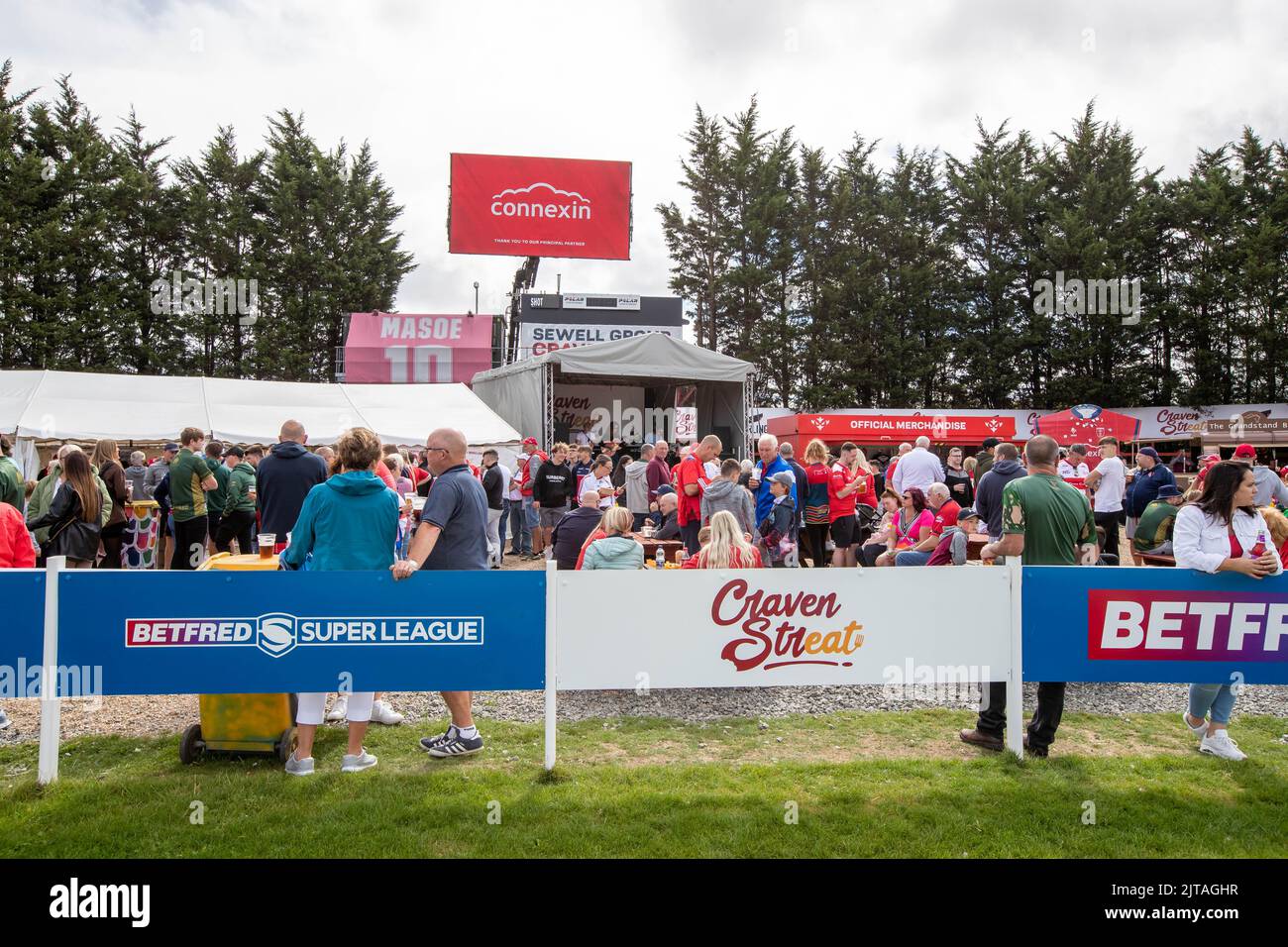 A packed Craven Streat inside The Sewell Group Craven Park Stadium ...