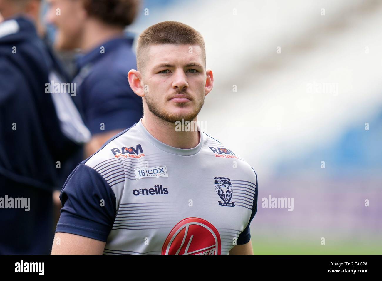 Danny Walker #16 of Warrington Wolves before the match Stock Photo - Alamy