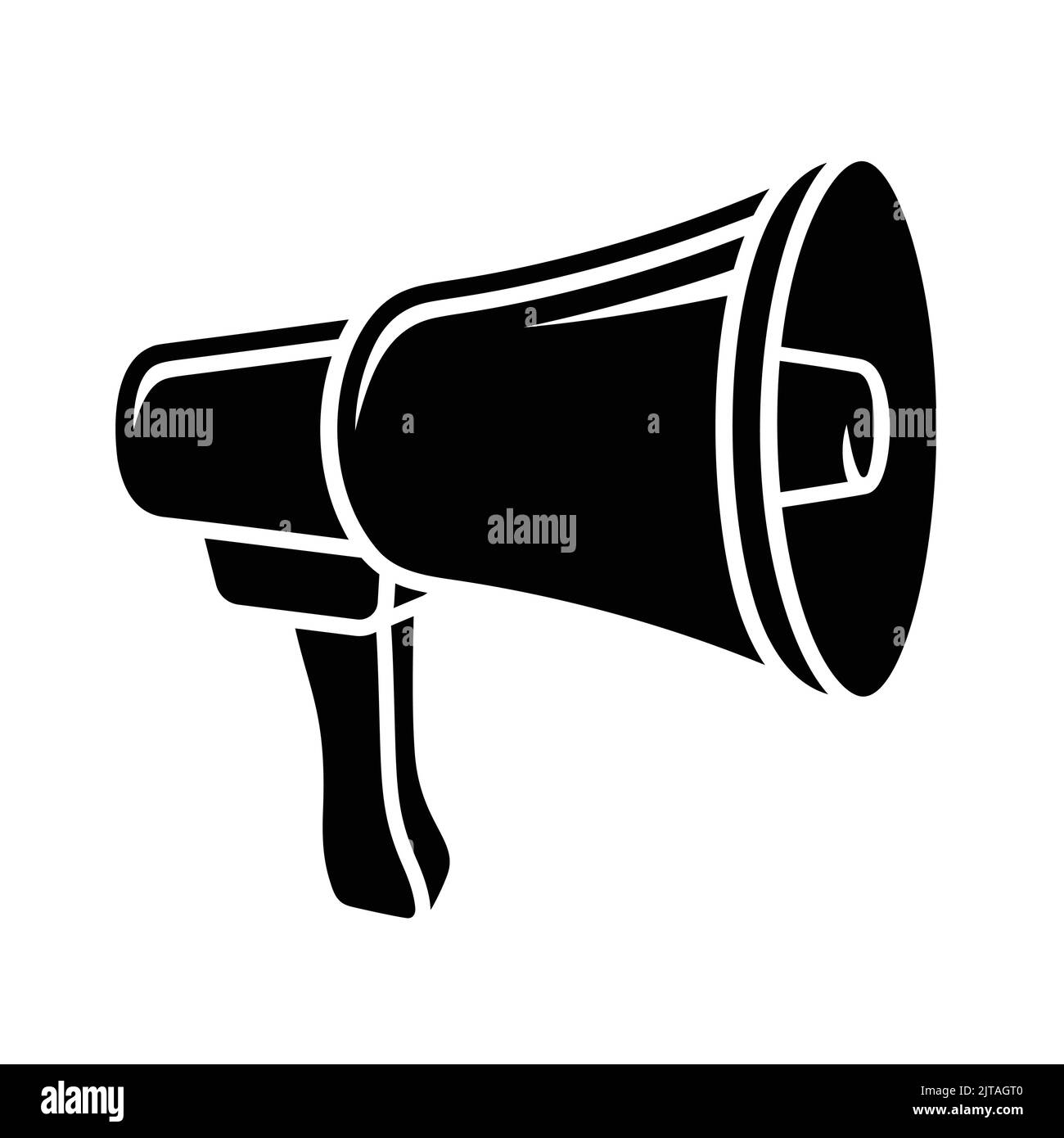 Loudspeaker and megaphone vector icon Stock Vector Image & Art - Alamy