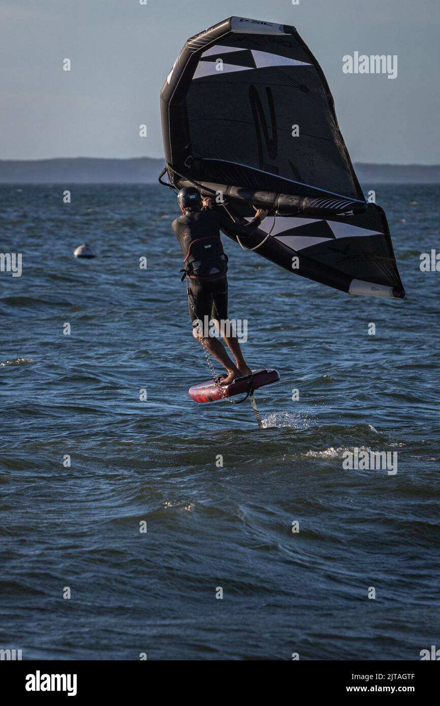 Wing foiler hi-res stock photography and images - Alamy