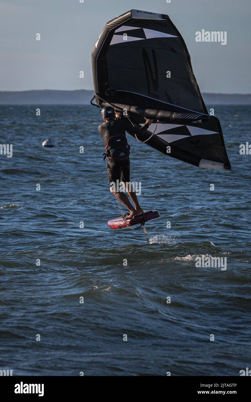 Wing foiler hi-res stock photography and images - Alamy