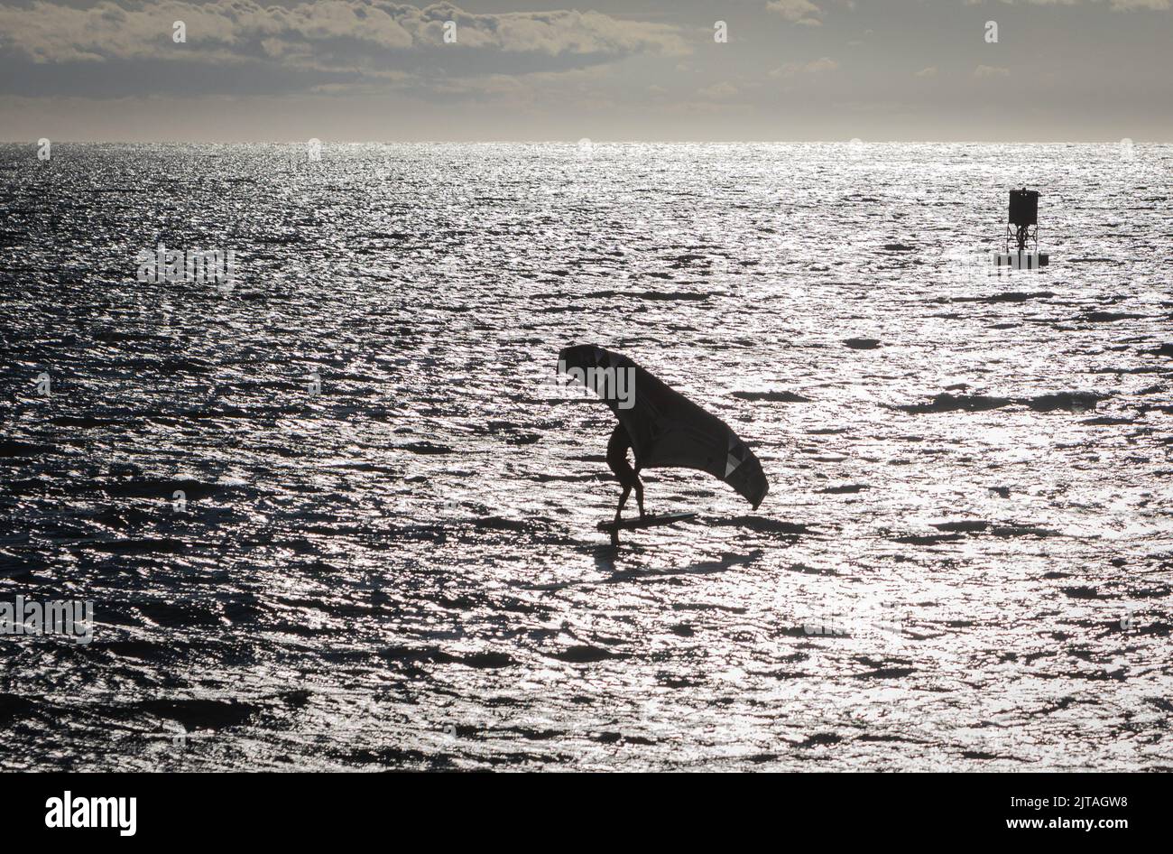 Wing foiler hi-res stock photography and images - Alamy