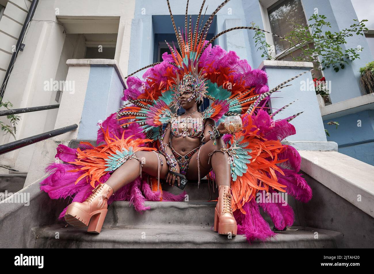 London Uk 29th August 2022 Notting Hill Carnival Europes Biggest