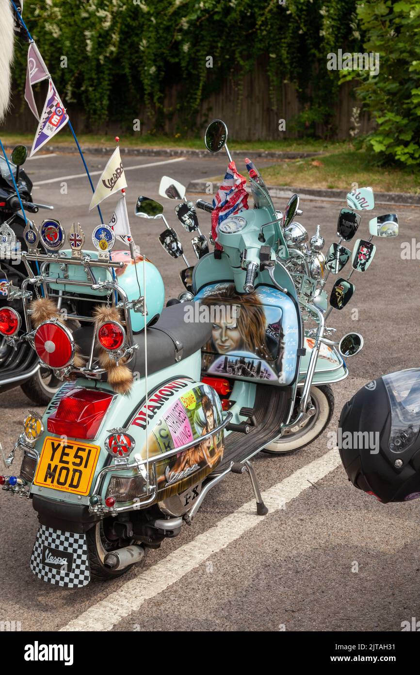 Lambretta scooter mirrors hi-res stock photography and images - Alamy