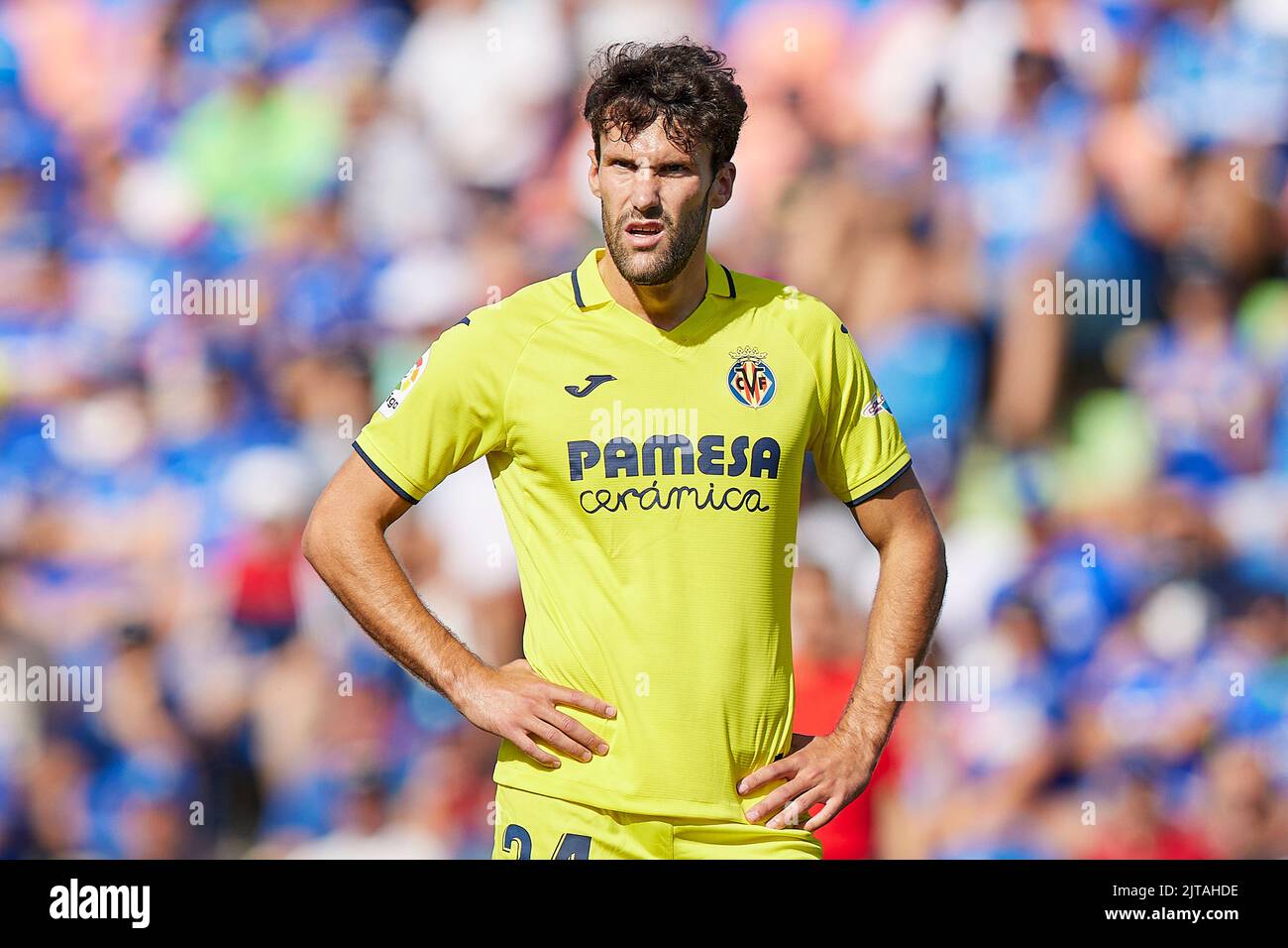 Alfonso Pedraza of Villarreal CF during the La Liga match between ...