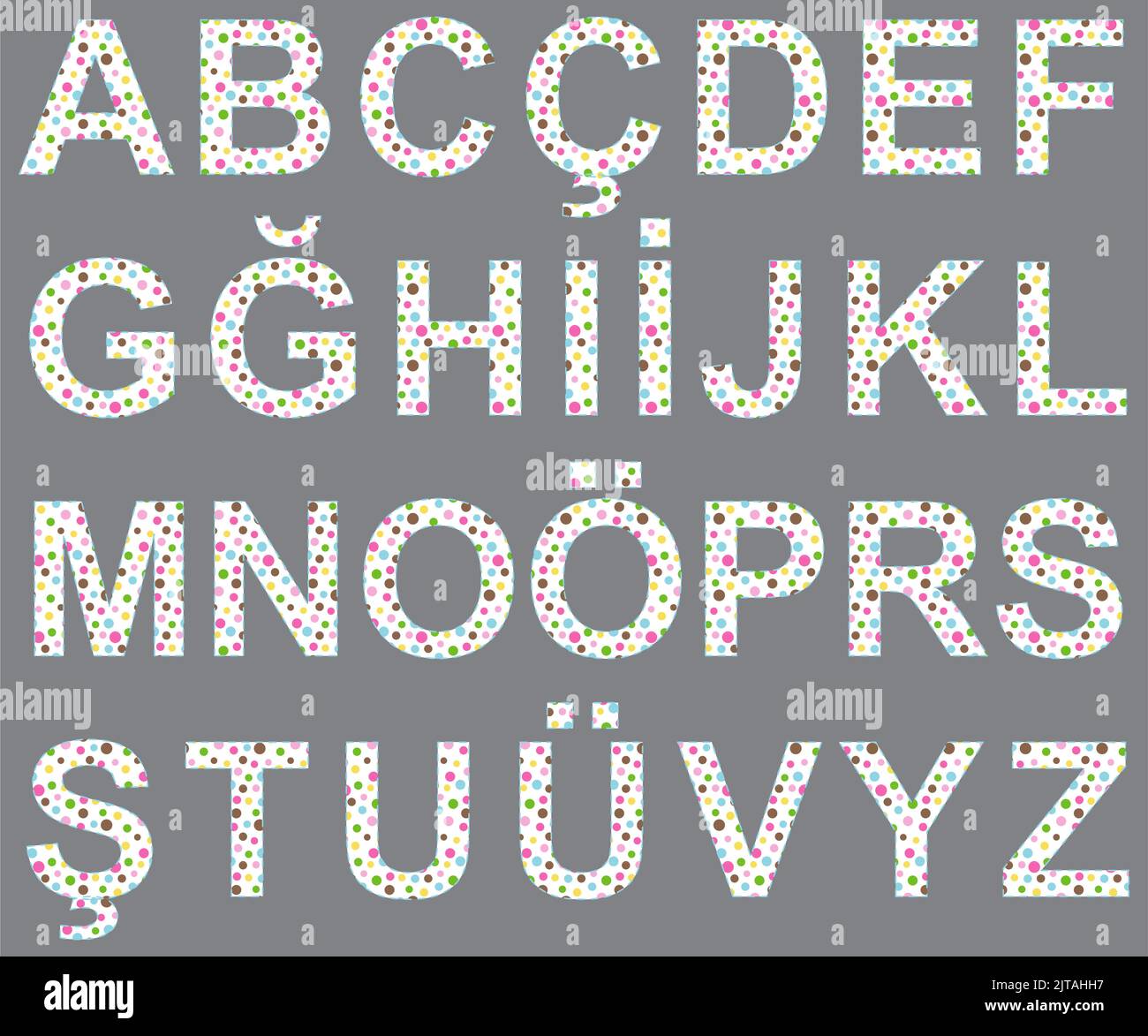 Handwritten botanical alphabet made in vector. Vector collection of ...