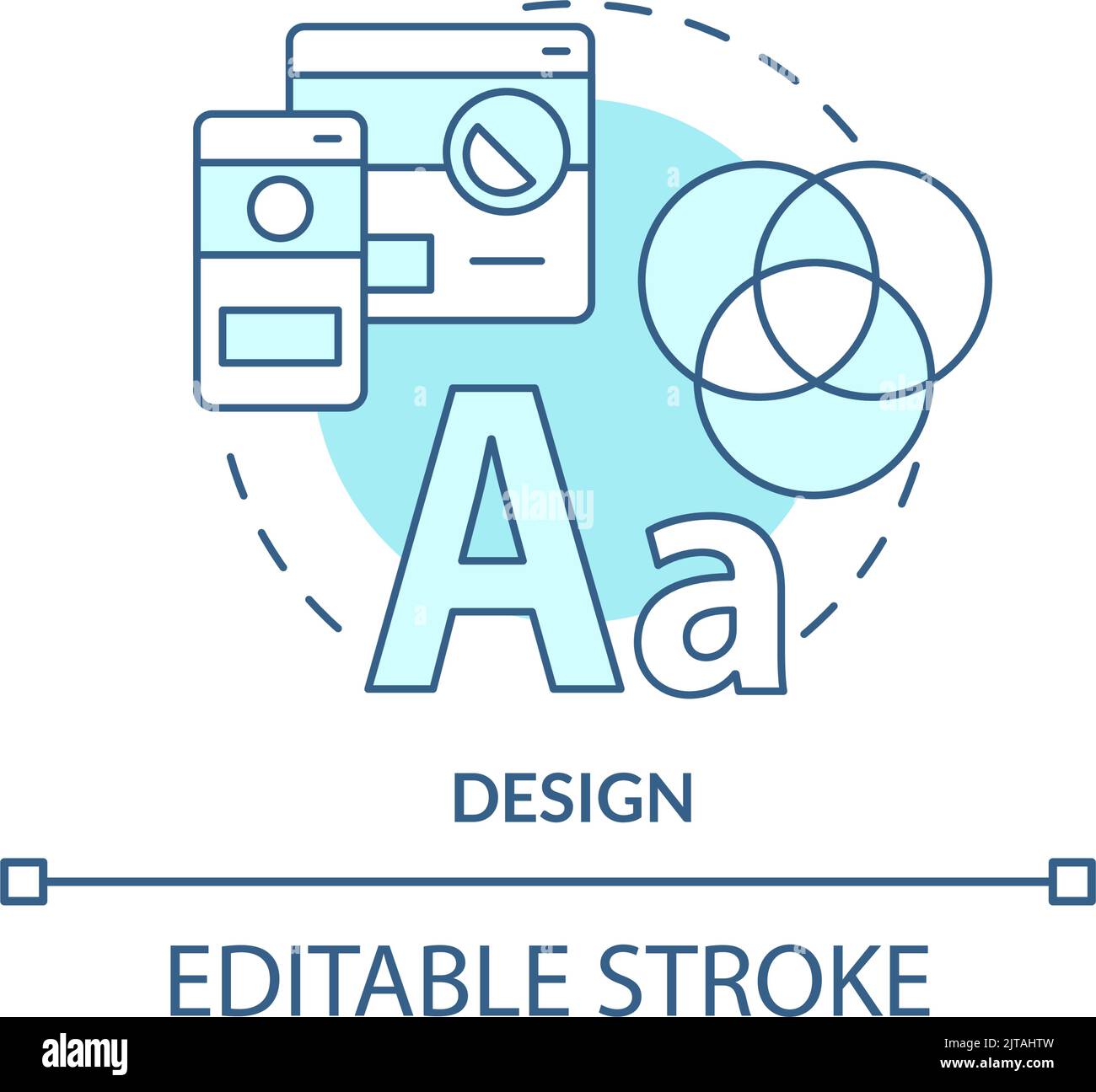 Design Turquoise Concept Icon Stock Vector Image And Art Alamy