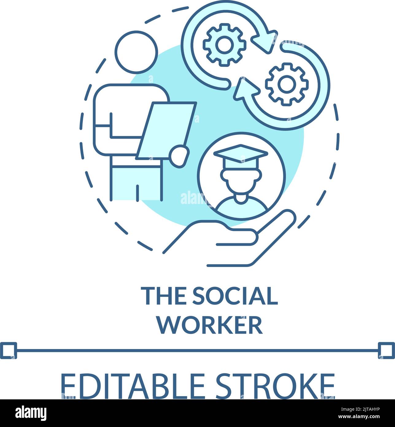 Mental health social worker Stock Vector Images - Alamy