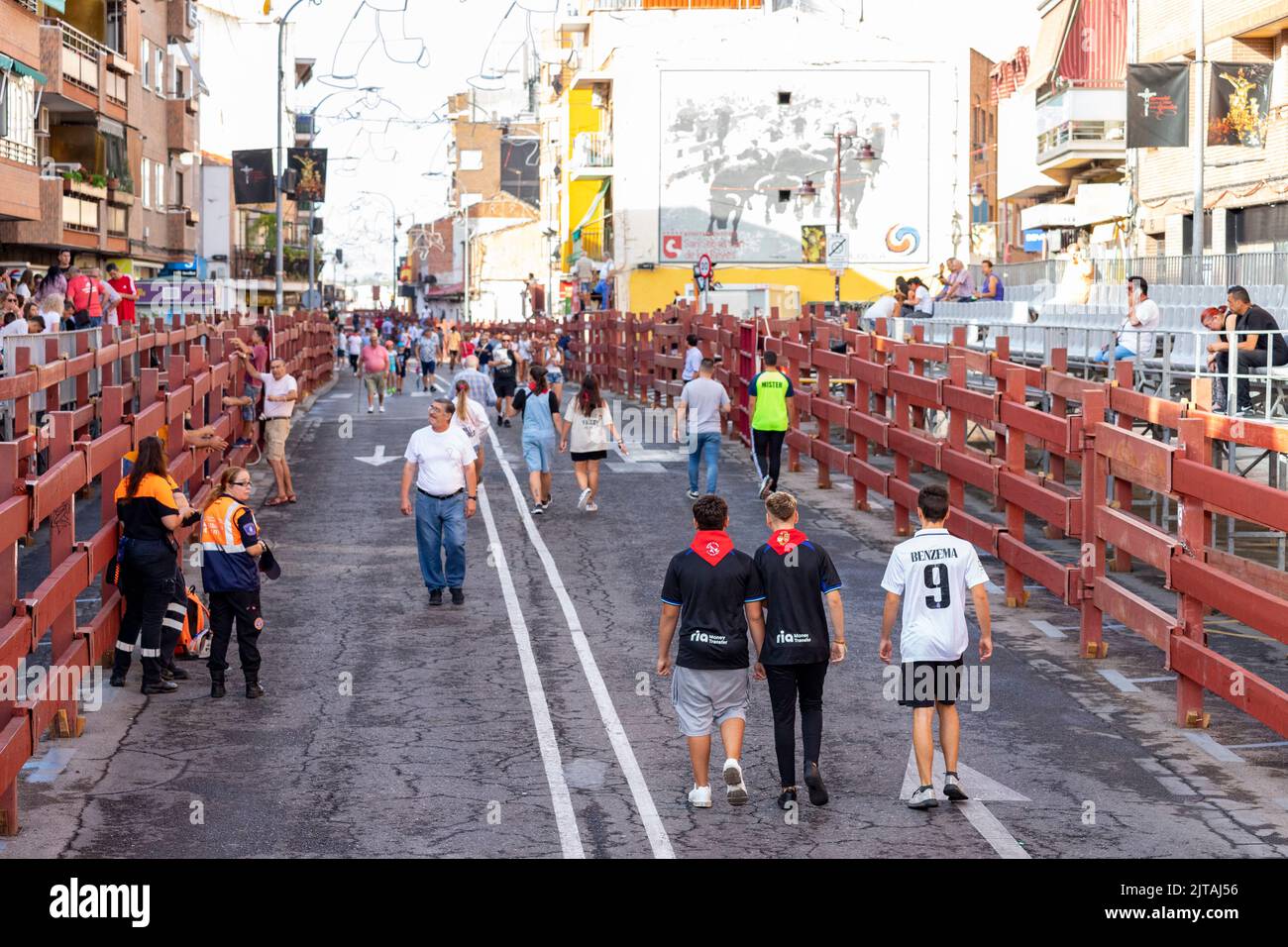 Running of the bulls. Bulls. Bull runs. San Fermines. Encierro that is ...