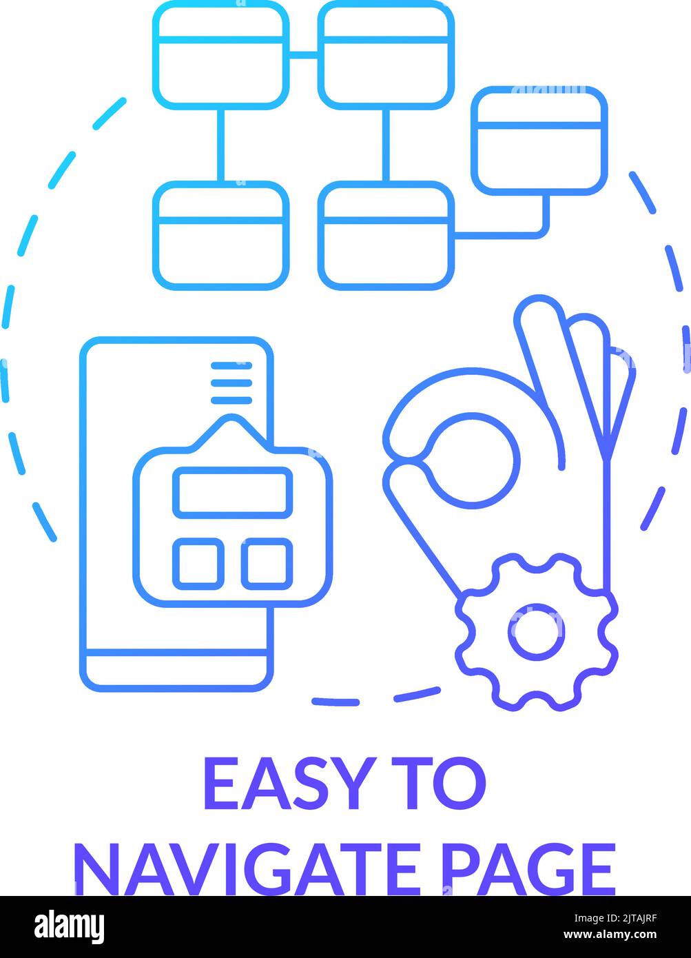 Navigate infographic Cut Out Stock Images & Pictures - Alamy