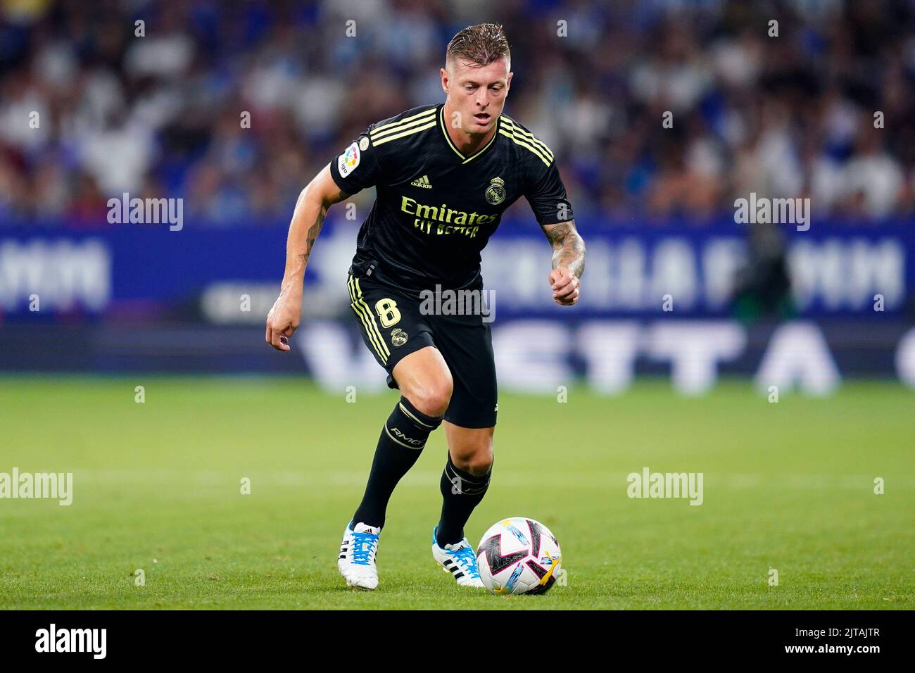 Toni Kroos of Real Madrid during the La Liga match between RCD Espanyol ...