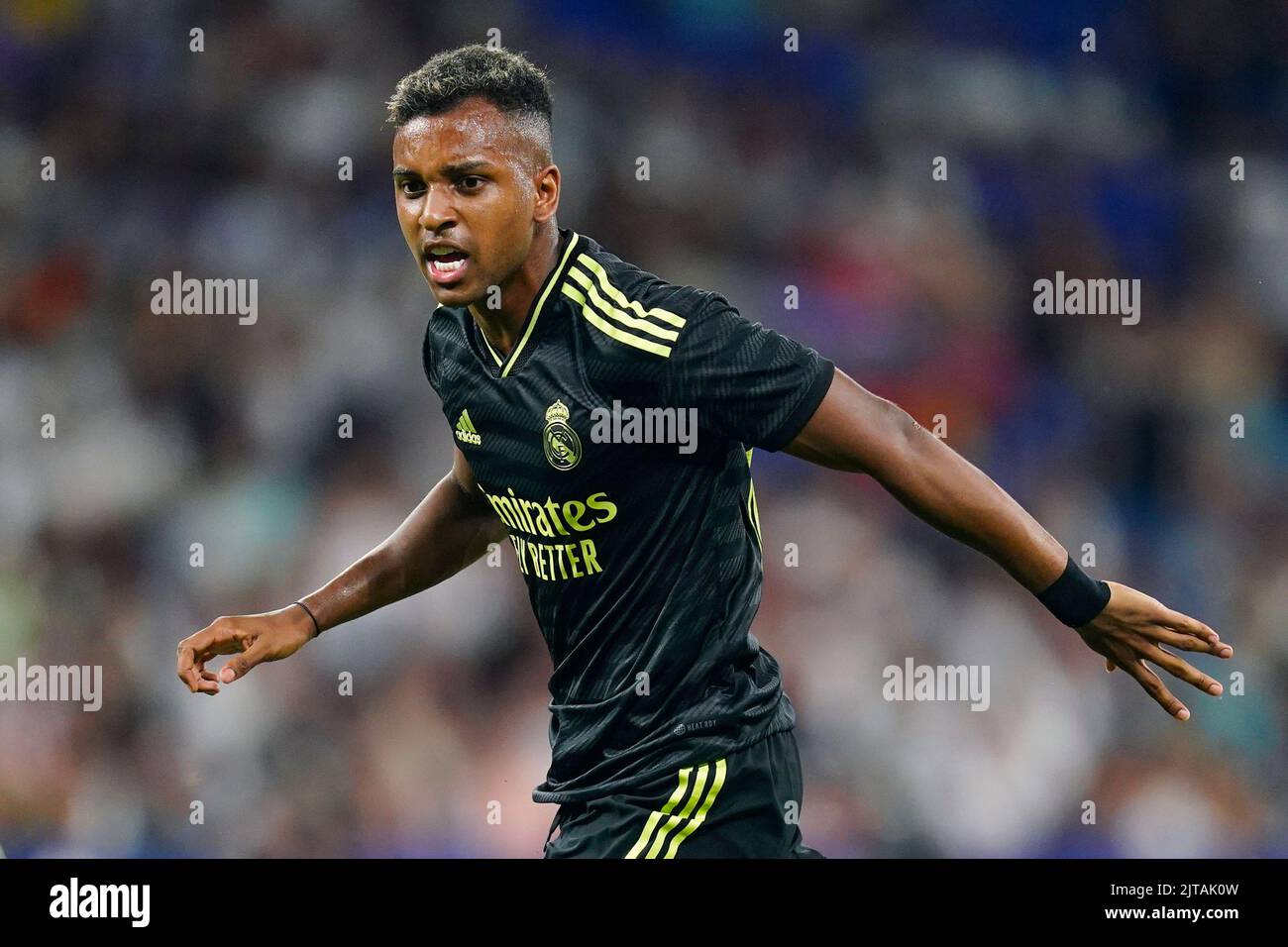 Rodrygo Goes of Real Madrid during the La Liga match between RCD ...