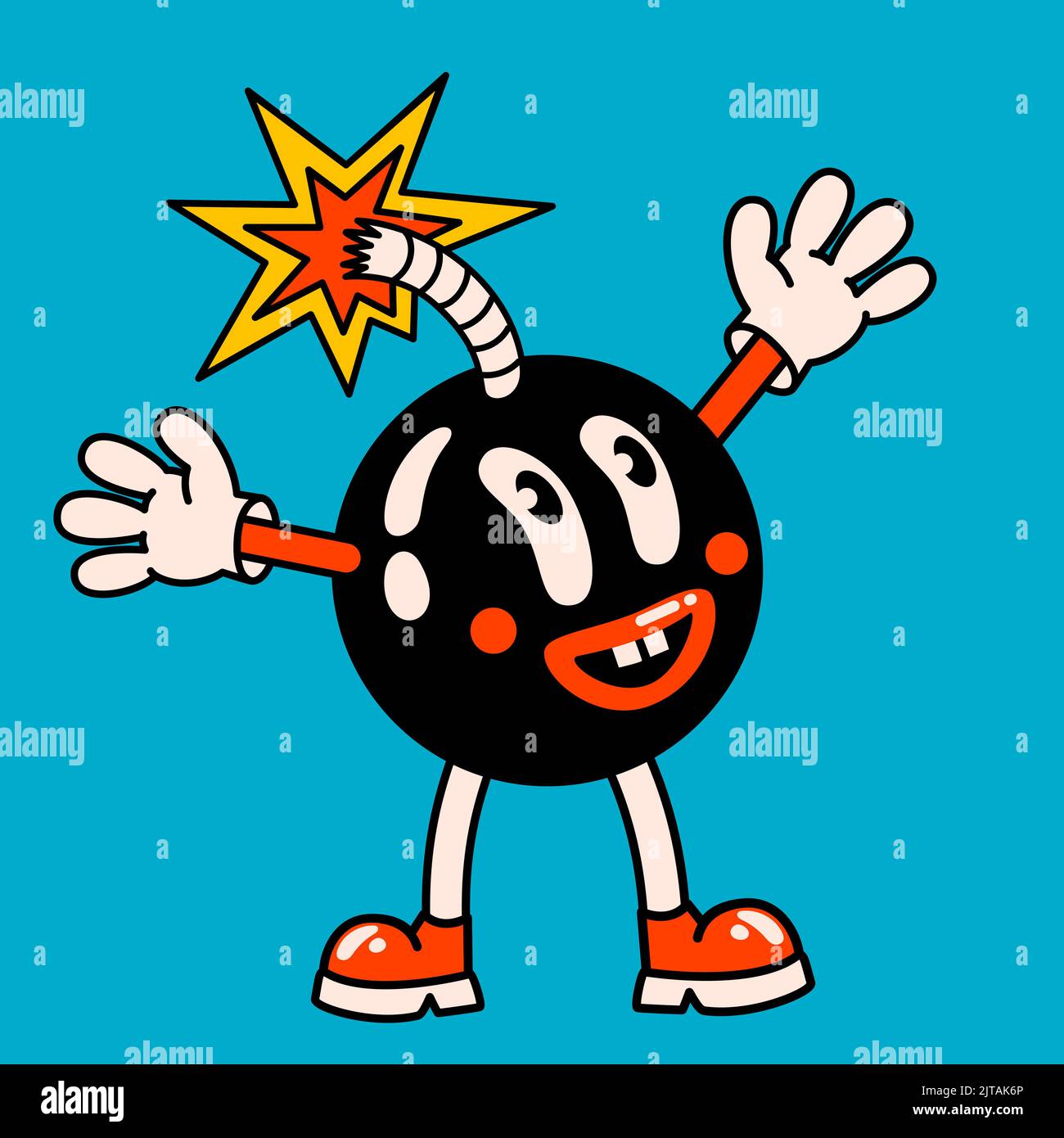 Cartoon vector funny Comic cards. Crazy cartoons Abstract vector ...