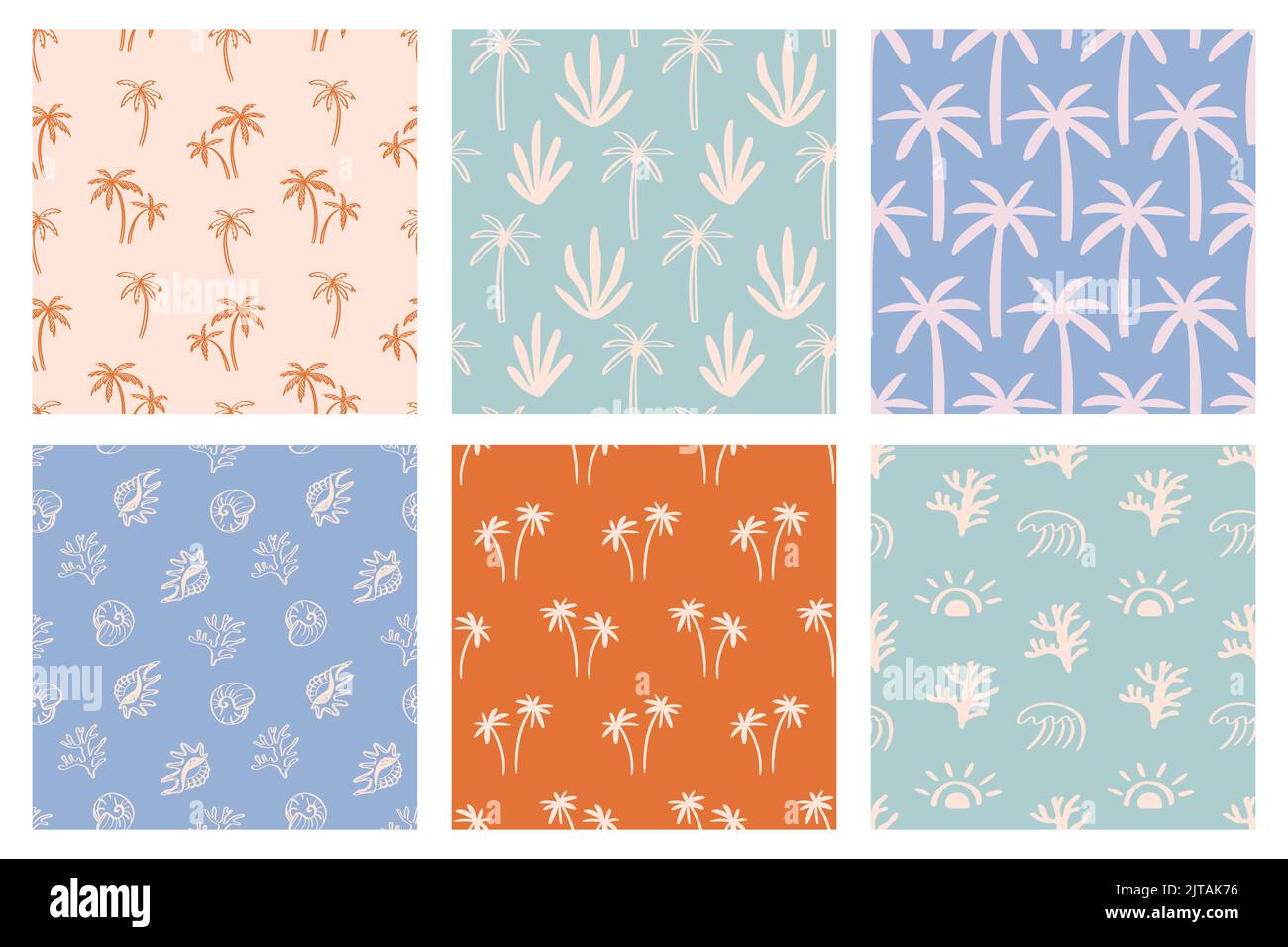 Vintage surfing wallpaper Cut Out Stock Images & Pictures - Alamy