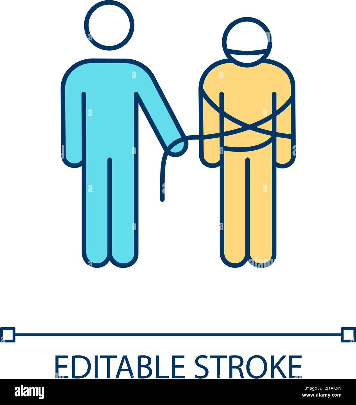 Kidnapping RGB color icon Stock Vector Image & Art - Alamy