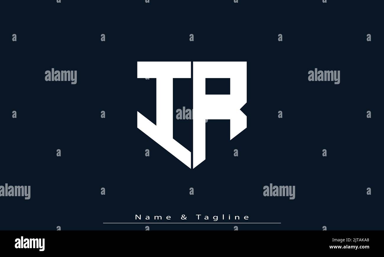Alphabet letters Initials Monogram logo IR , RI Stock Vector Image ...