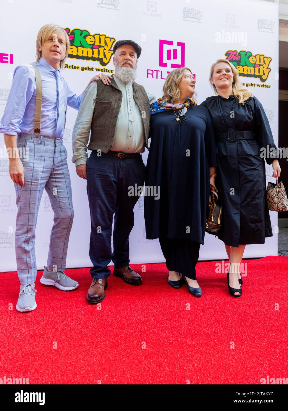 Cologne, Germany. 29th Aug, 2022. John (l-r), Paul, Patricia and Kathy ...