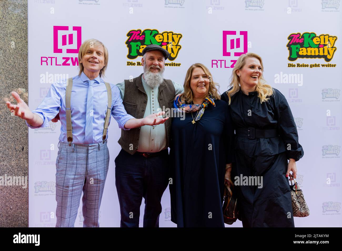 Cologne, Germany. 29th Aug, 2022. John (l-r), Paul, Patricia and Kathy ...