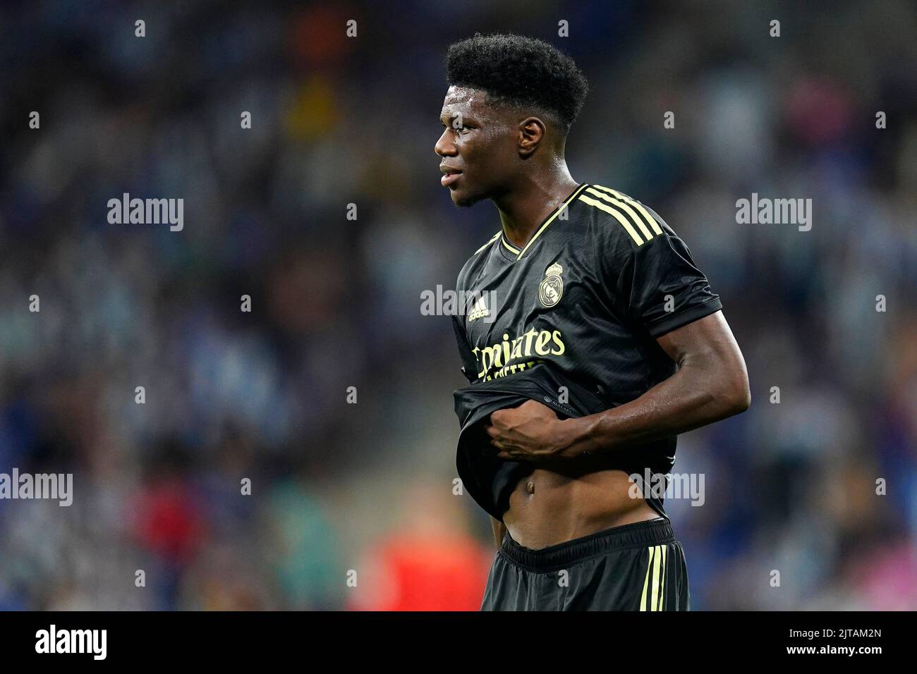 Aurelien Tchouameni of Real Madrid during the La Liga match between RCD ...