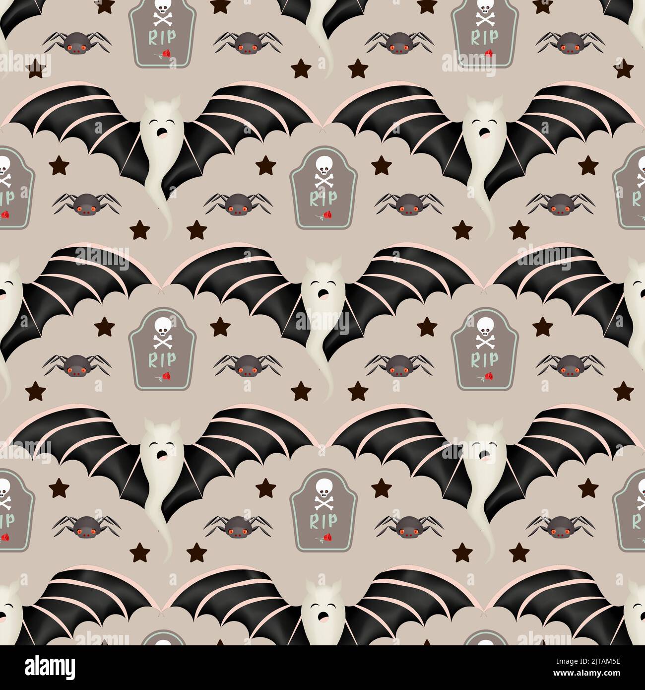 Bats emotions, seamless pattern on dark background, desktop wallpaper ...