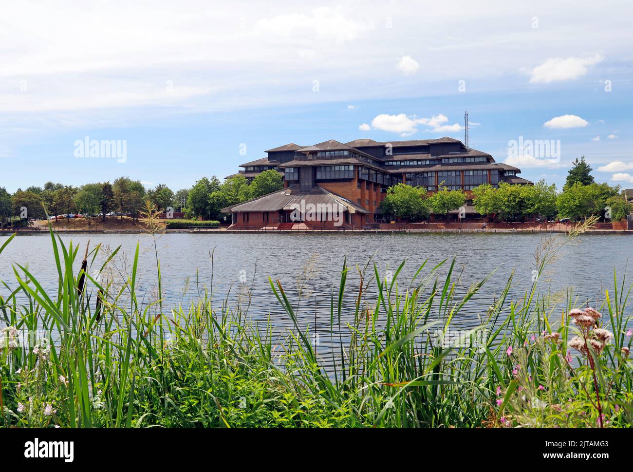 Cardiff Council building. Atlantic Wharf. Cardiff. August 2022 Stock ...