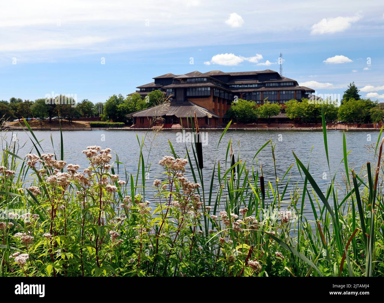 Cardiff Council building. Atlantic Wharf. Cardiff. August 2022 Stock ...