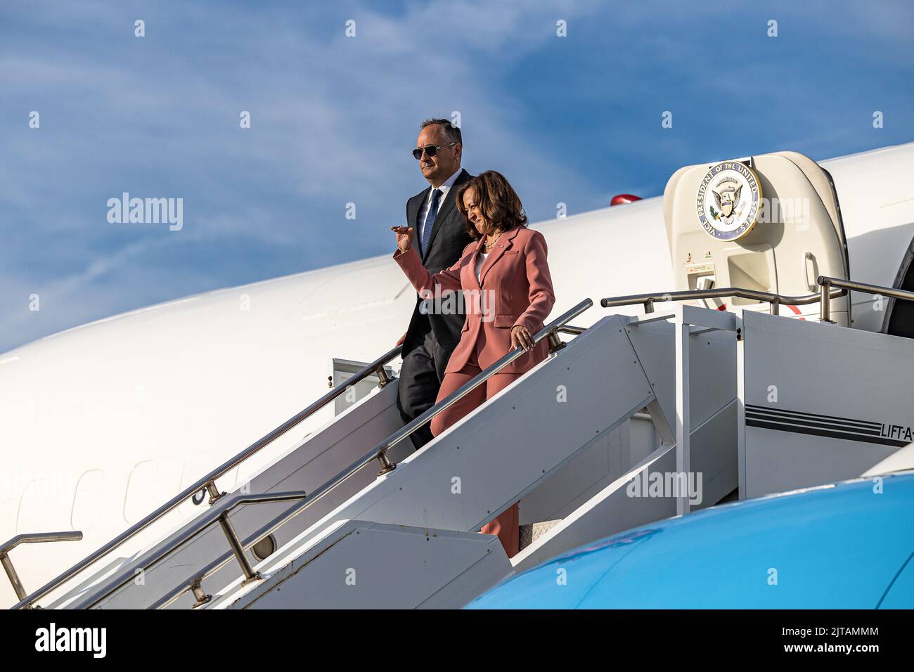 United States Vice President Kamala Harris and second gentleman Douglas ...