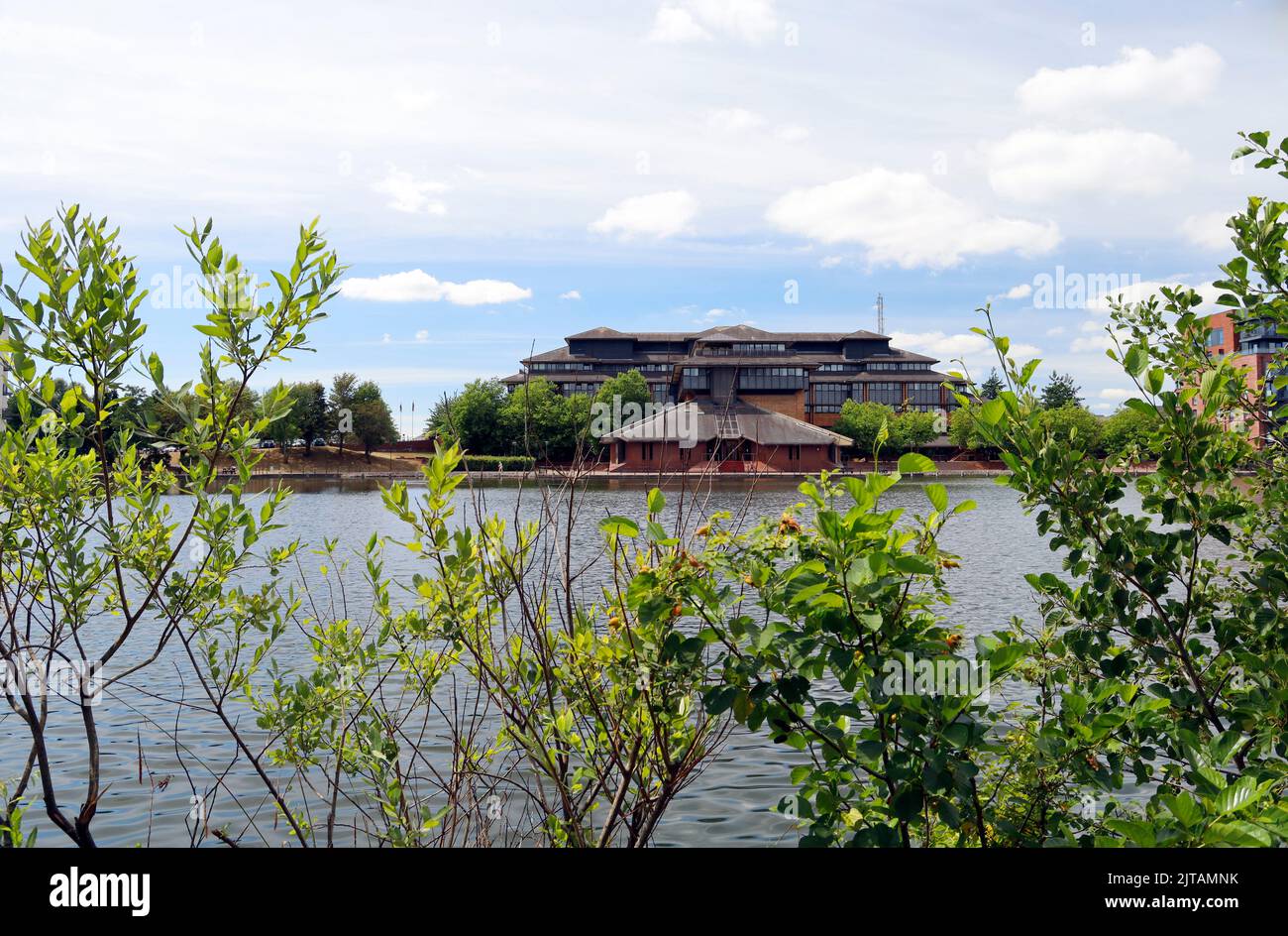 Cardiff Council building. Atlantic Wharf. Cardiff. August 2022 Stock ...