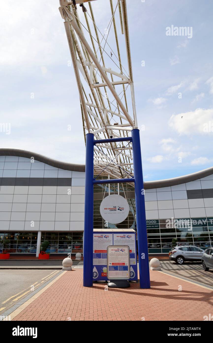 Red Dragon Centre, Cardiff Bay. August 2022 Stock Photo - Alamy