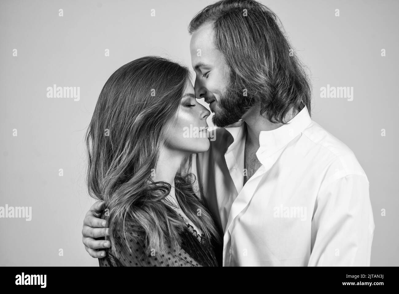 family values and relationship. cheerful couple in love. romantic ...