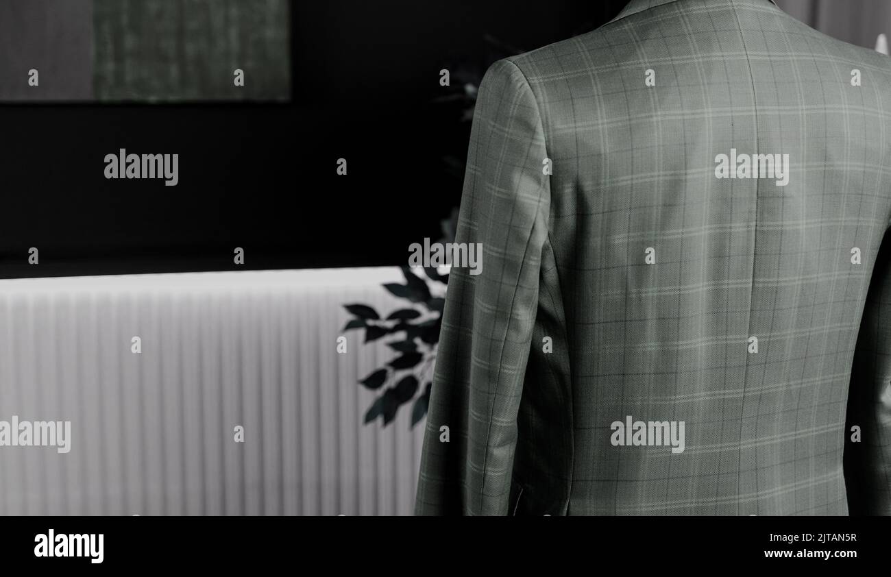 Check suit jacket tailor hi-res stock photography and images - Alamy