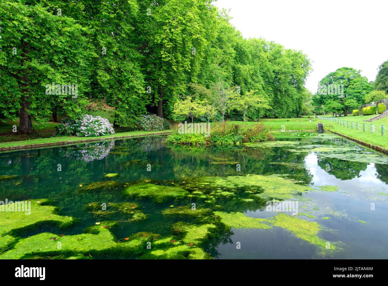 Lake and gardens, National History Museum/ Amgueddfa Werin Cymru, St ...
