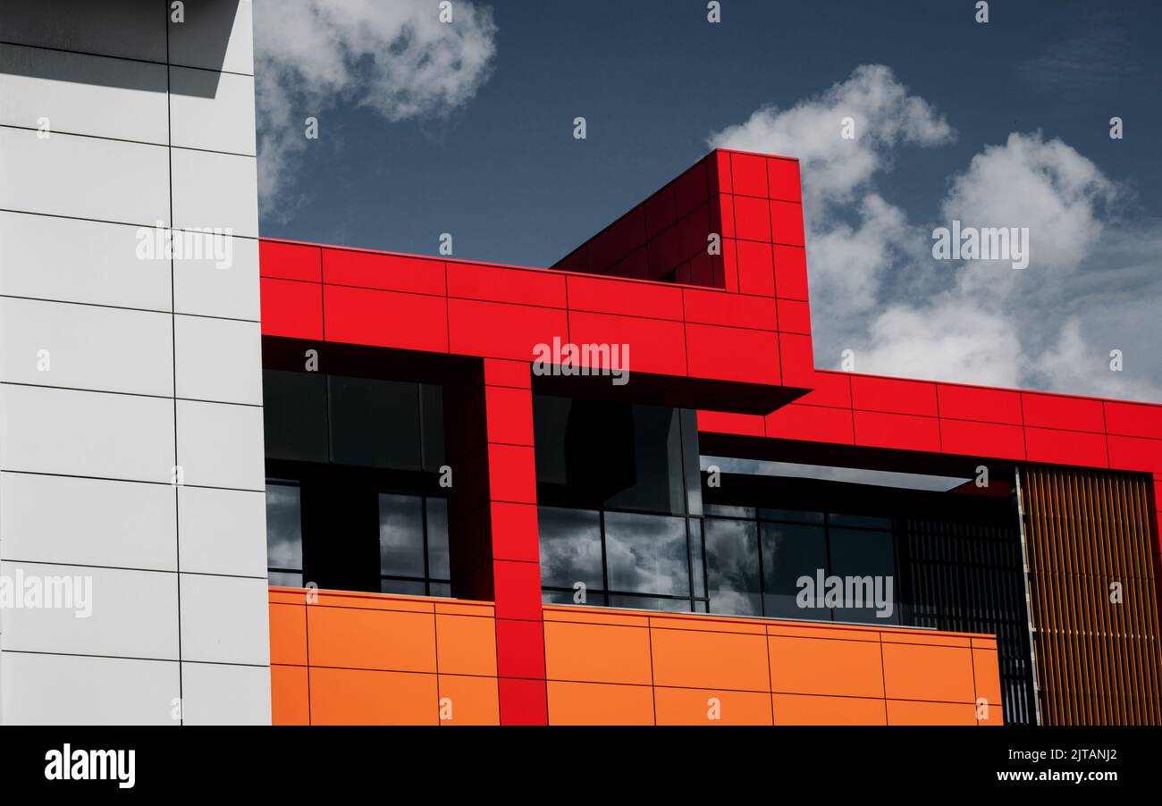 Modern colorful building hi-res stock photography and images - Alamy