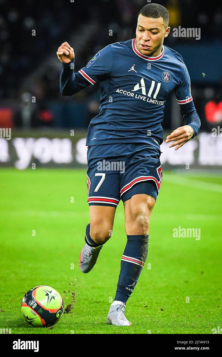 Kylian Mbappe Of Psg During The French Championship Ligue 1 Football