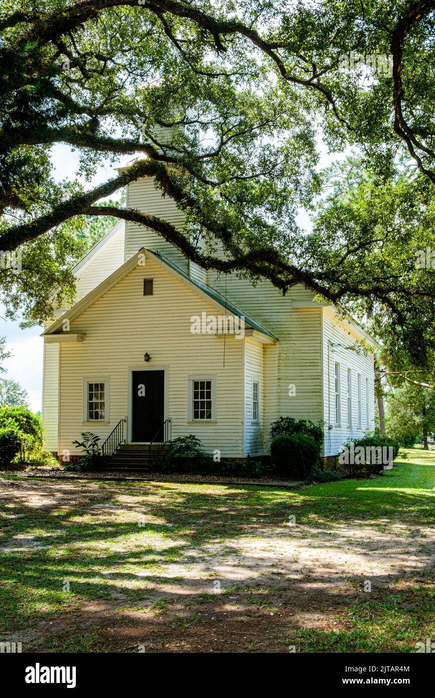 Mount Enon Church, Stage Coach Road, Baconton, Georgia Stock Photo - Alamy