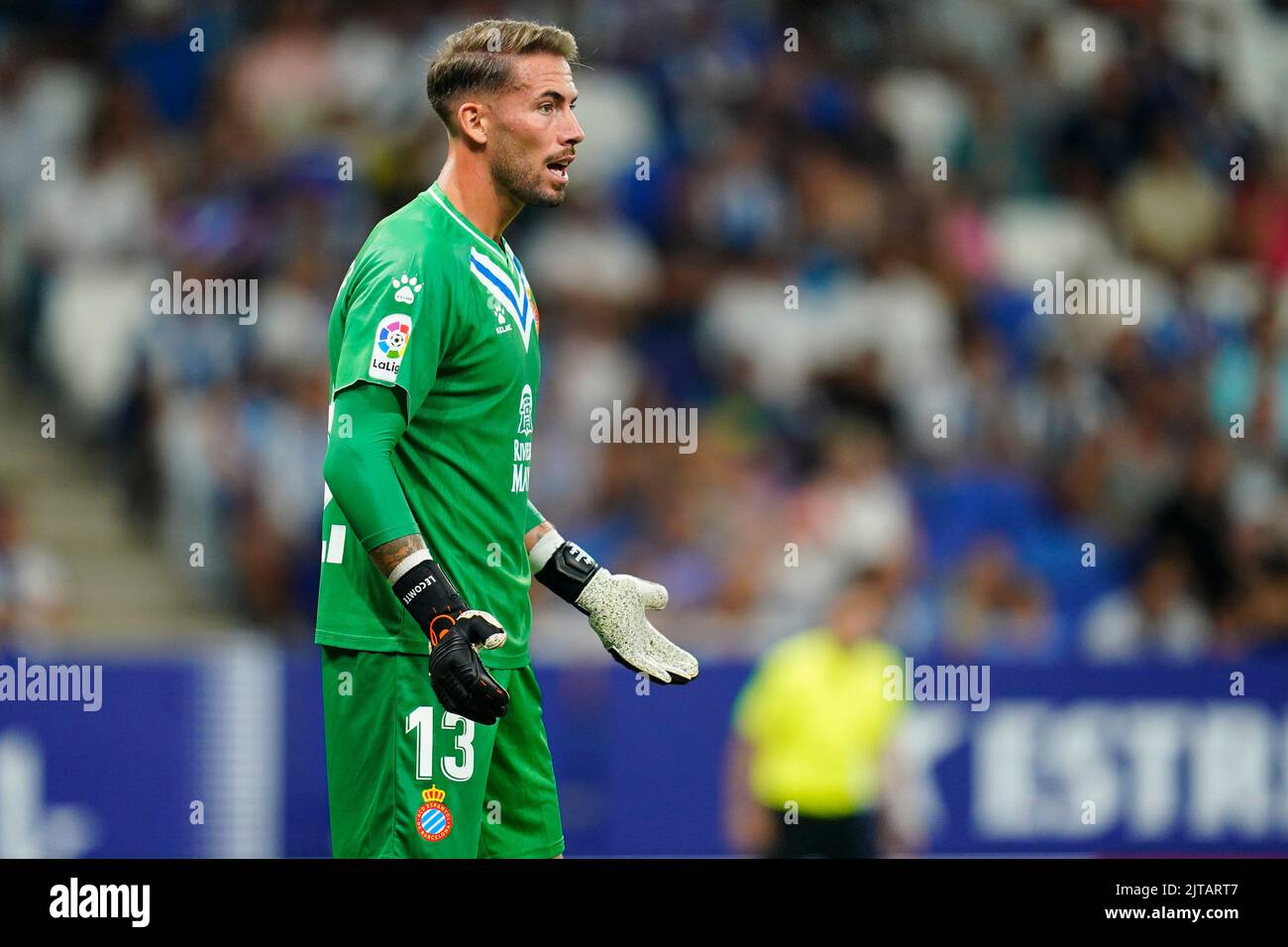 Benjamin Lecomte of RCD Espanyol during the La Liga match between RCD ...