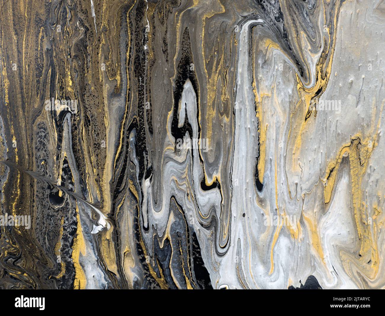 Ebru art marble design background. Unique art illustration. Liquid gold ...