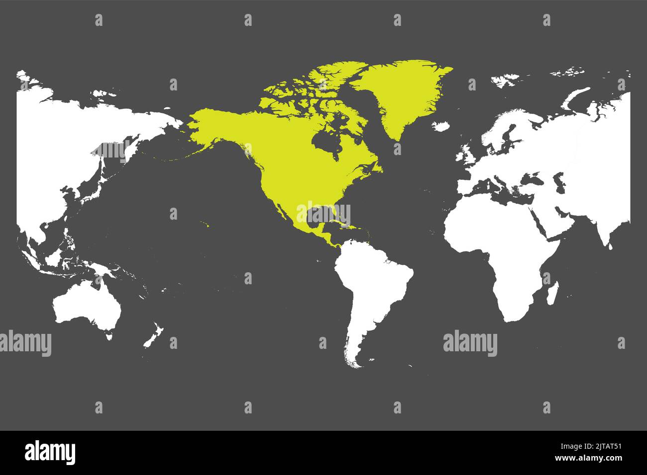 North america continent map hi-res stock photography and images - Alamy
