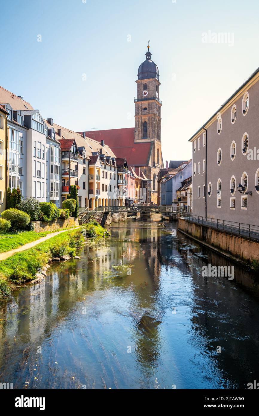 Church in Amberg in der Oberpfalz, Bavaria, Germany Stock Photo - Alamy
