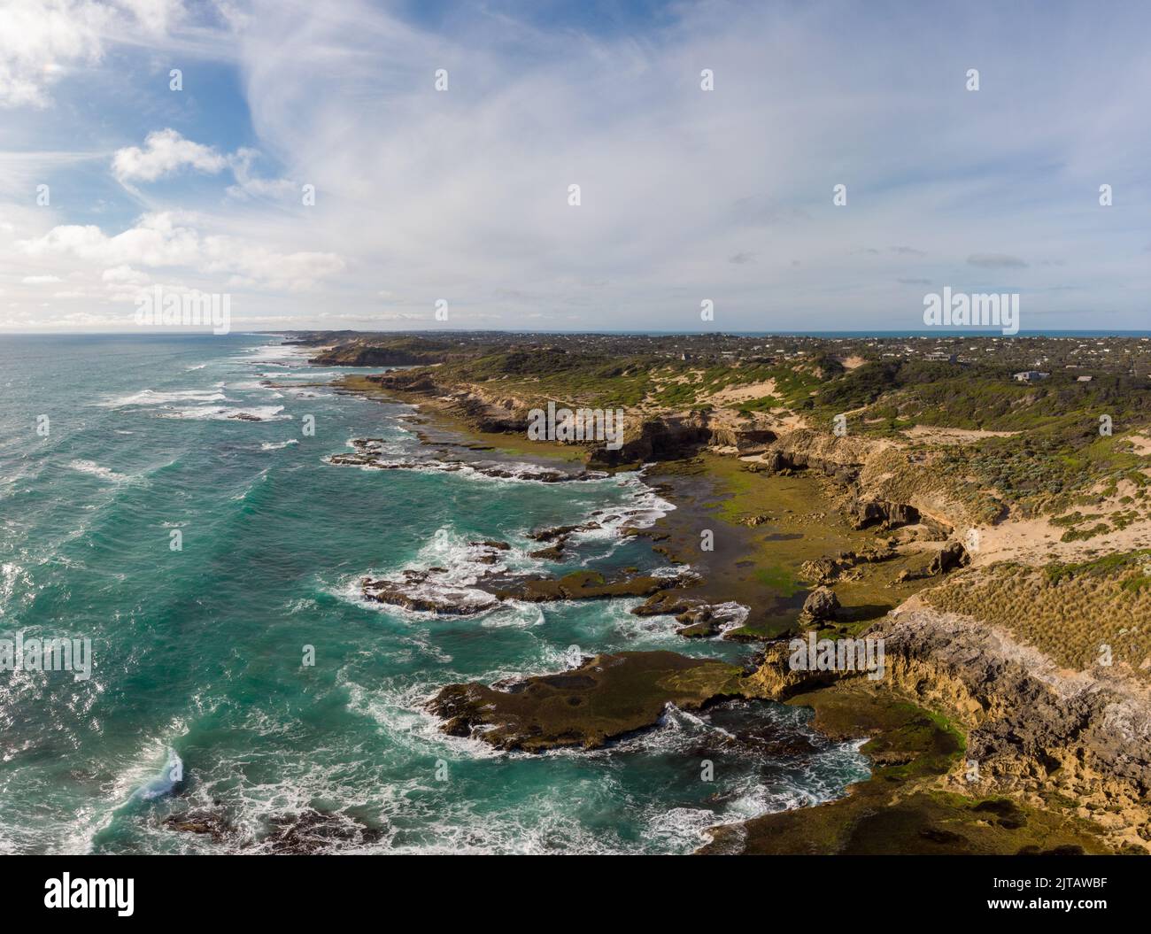 Aerial View of Point Nepean Australia Stock Photo - Alamy