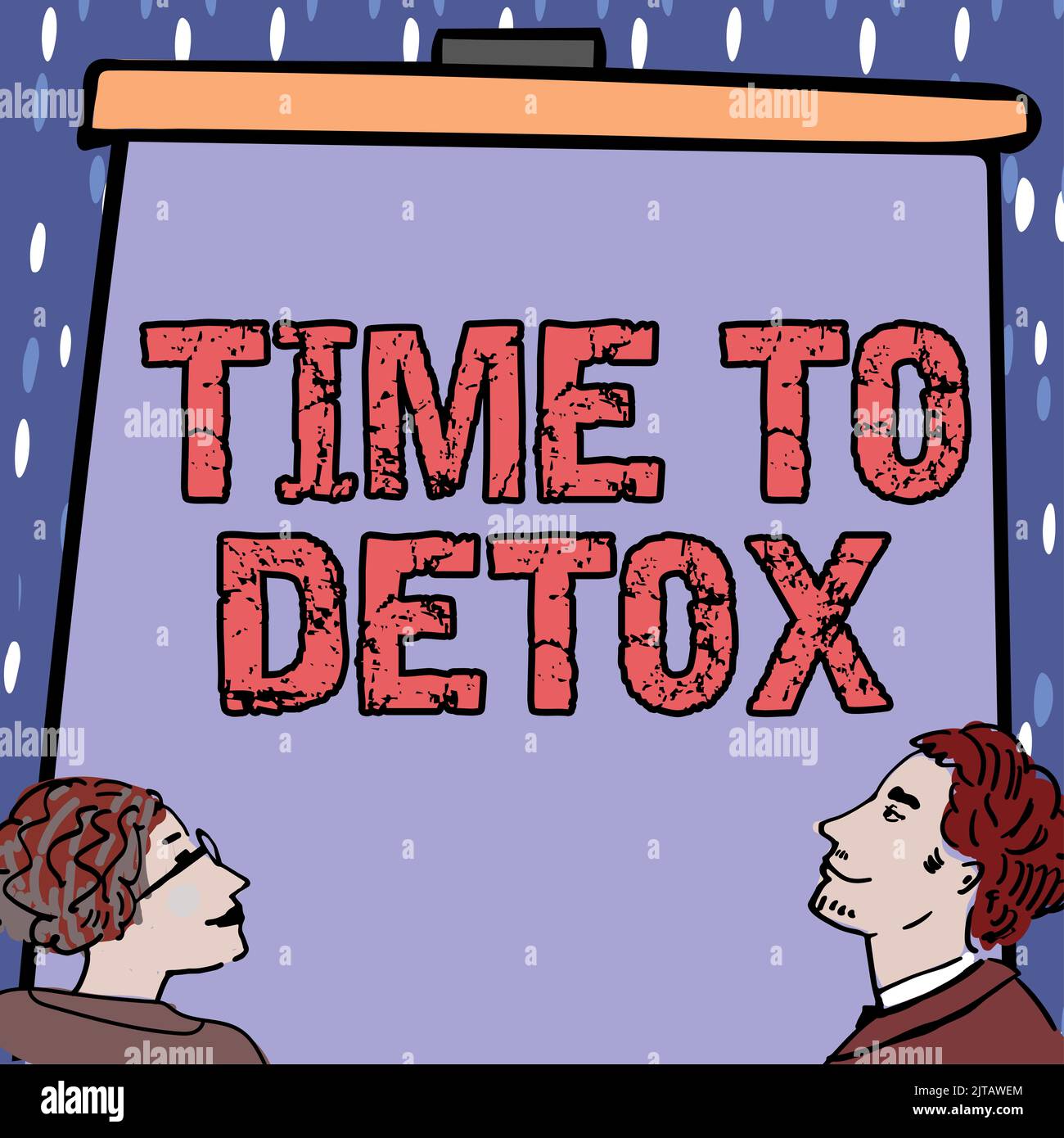 Conceptual caption Time To Detox. Conceptual photo Moment for Diet ...