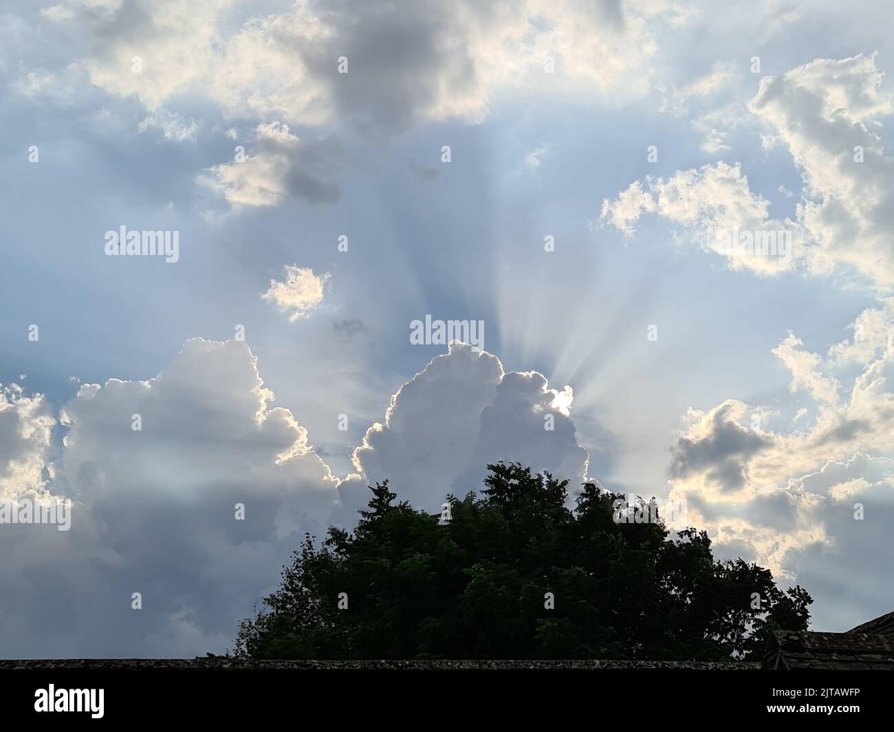Heaven Sent clouds Stock Photo - Alamy
