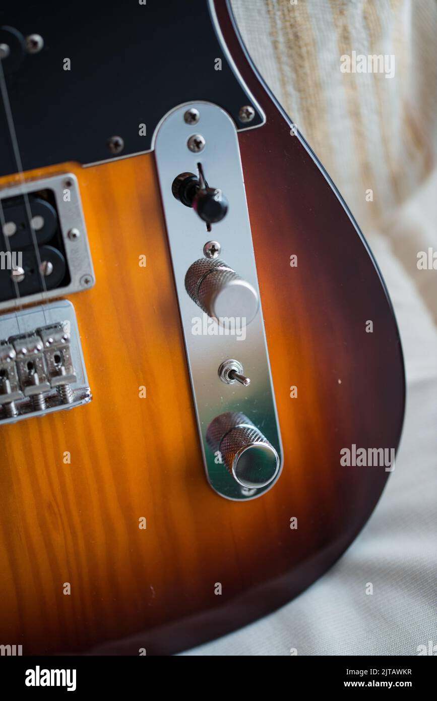 Fender telecaster Modern Player, 3 pick ups, humbucker Stock Photo - Alamy
