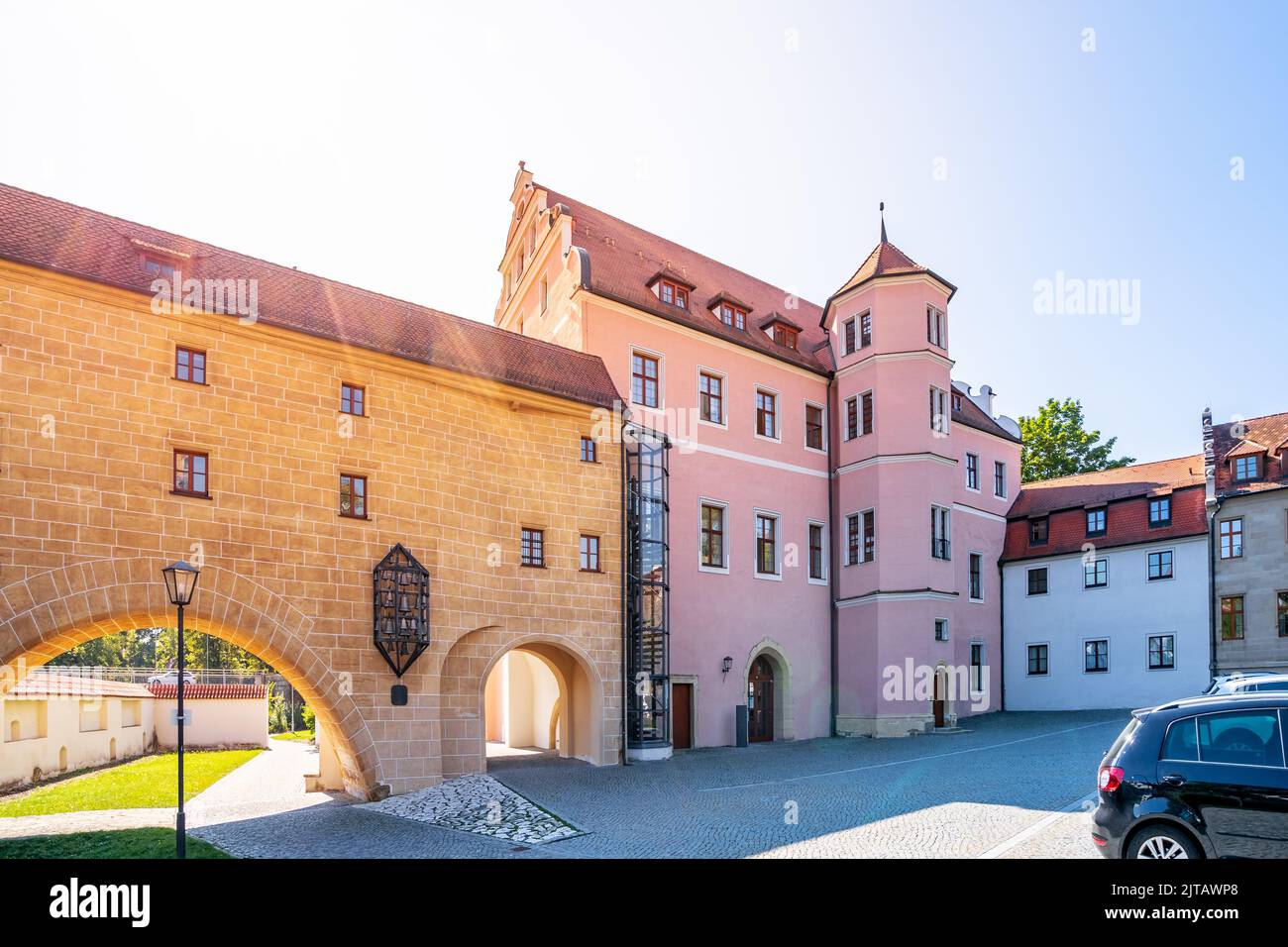 Castle of Amberg in der Oberpfalz Stock Photo - Alamy