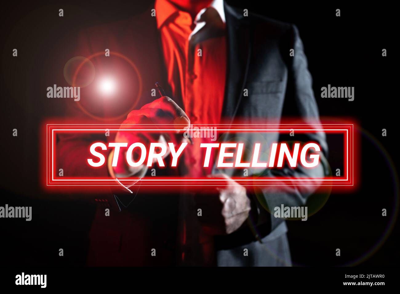 Handwriting text Story Telling. Concept meaning Tell or write short ...