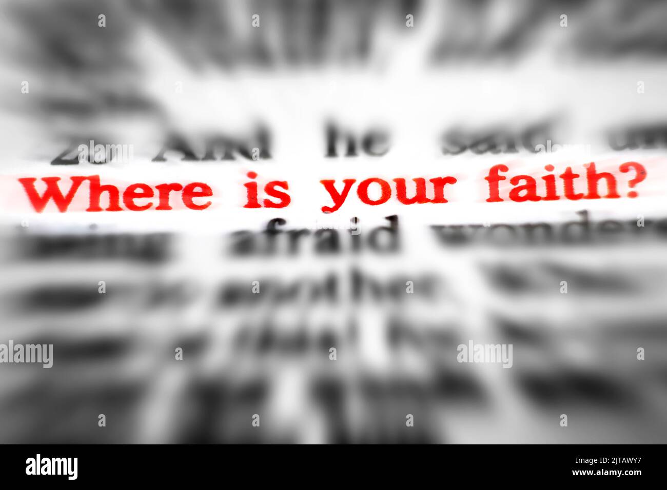 New Testament Scriptures from the Bible where is your faith quotation ...