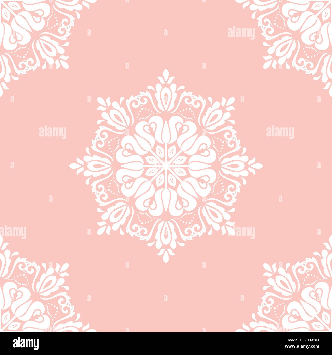 Orient vector classic pattern. Seamless abstract background with ...