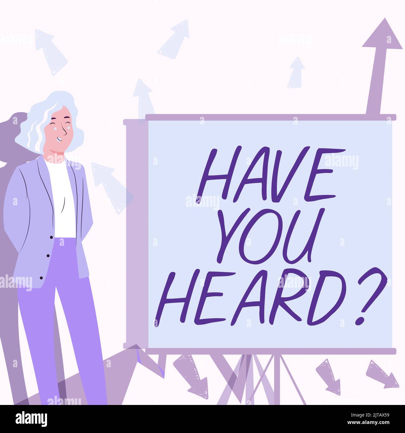 Sign displaying Have You Heard. Word Written on To know the ultimate ...