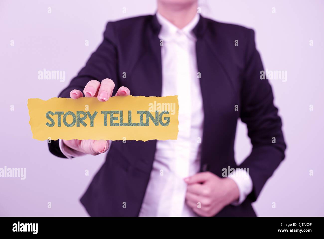 Hand writing sign Story Telling, Business concept Tell or write short ...