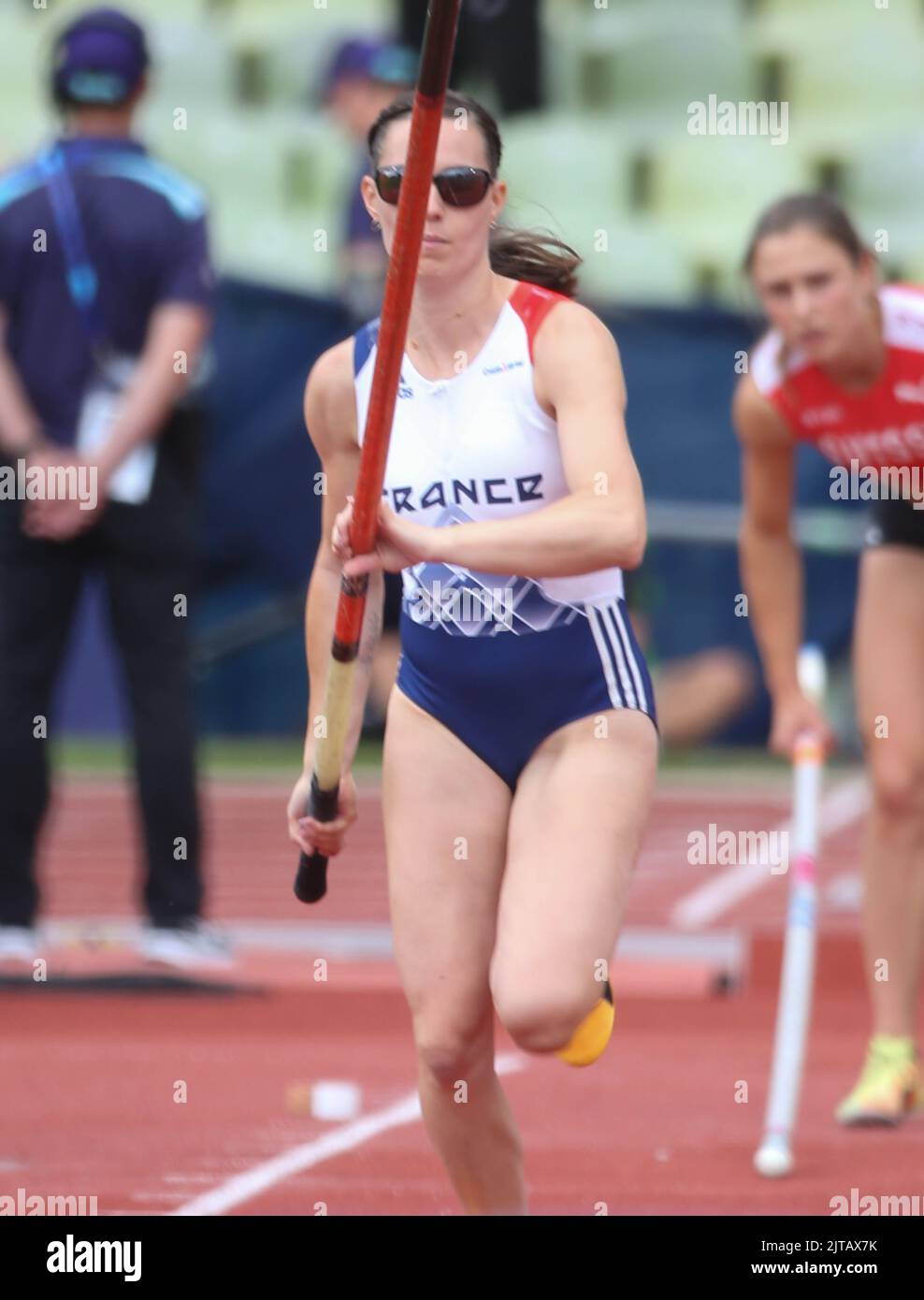 Ninon Chapelle of France Women's Pole Vault during the European ...